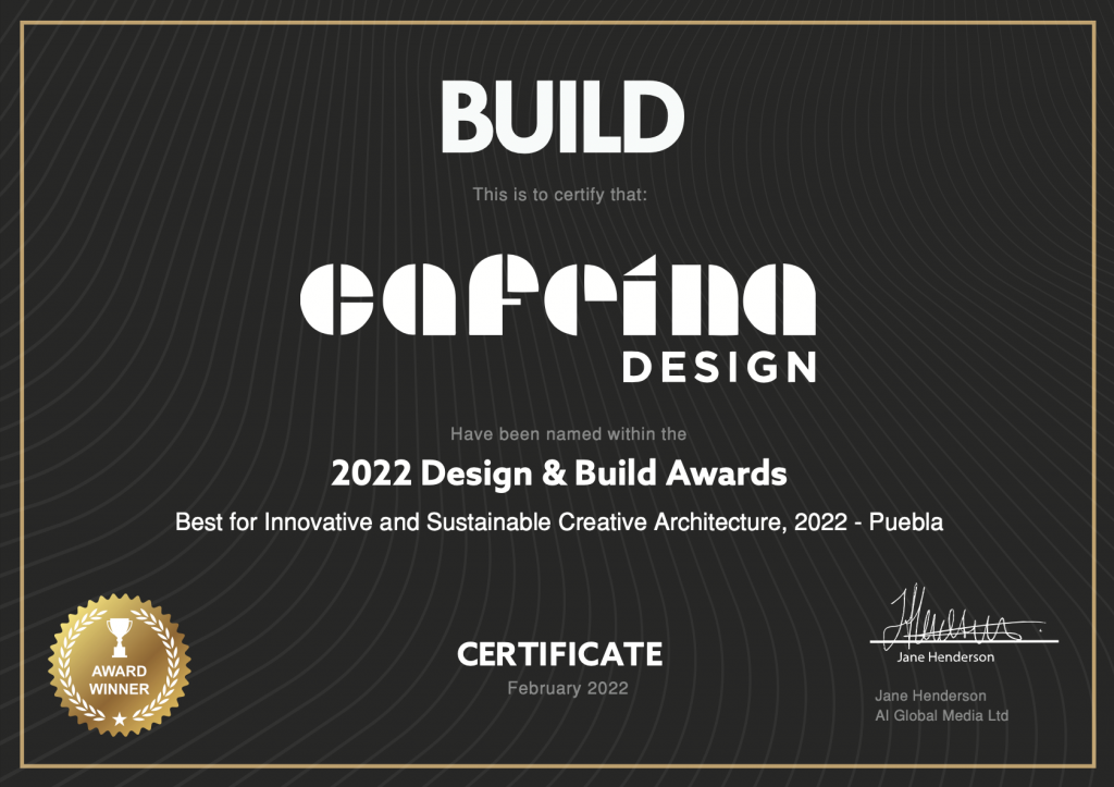 Award Winners: 2022 Design & Build Awards | Cafeína Design